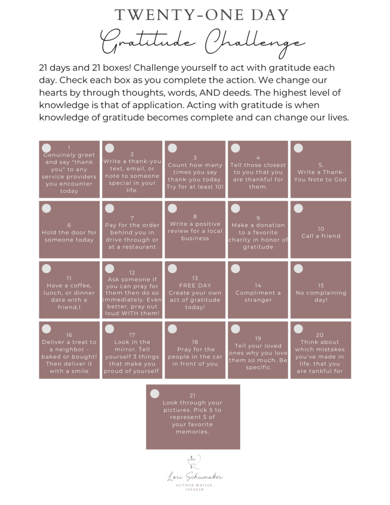 Get This Biblical 21-Day Gratitude Challenge and Change Your Mindset ...